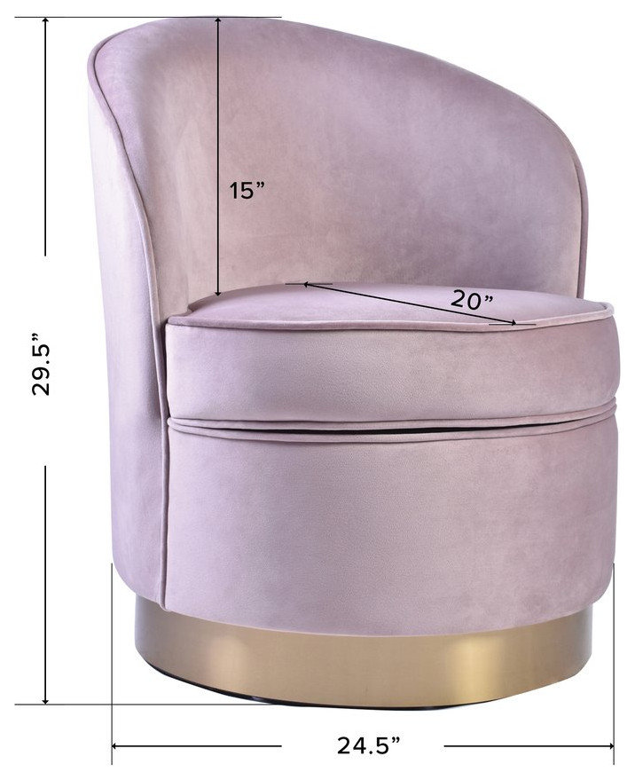 Camila Barrel Vanity Chair - Contemporary - Vanity Stools And Benches ...