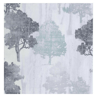 Opuntia Silver Tree Silhouettes Wallpaper - Wallpaper - by Brewster ...