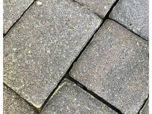 Is this a bad paver patio sanding job?