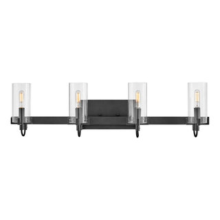 Ryden LED Vanity, Black - Transitional - Bathroom Vanity Lighting - by ...