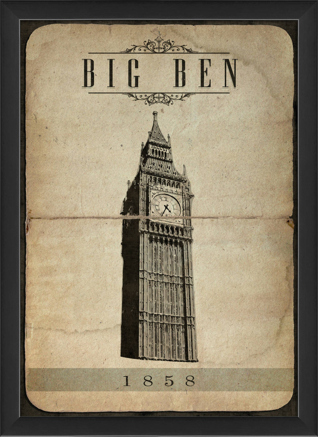 Big Ben Print, Small - Contemporary - Prints And Posters - by Art ...