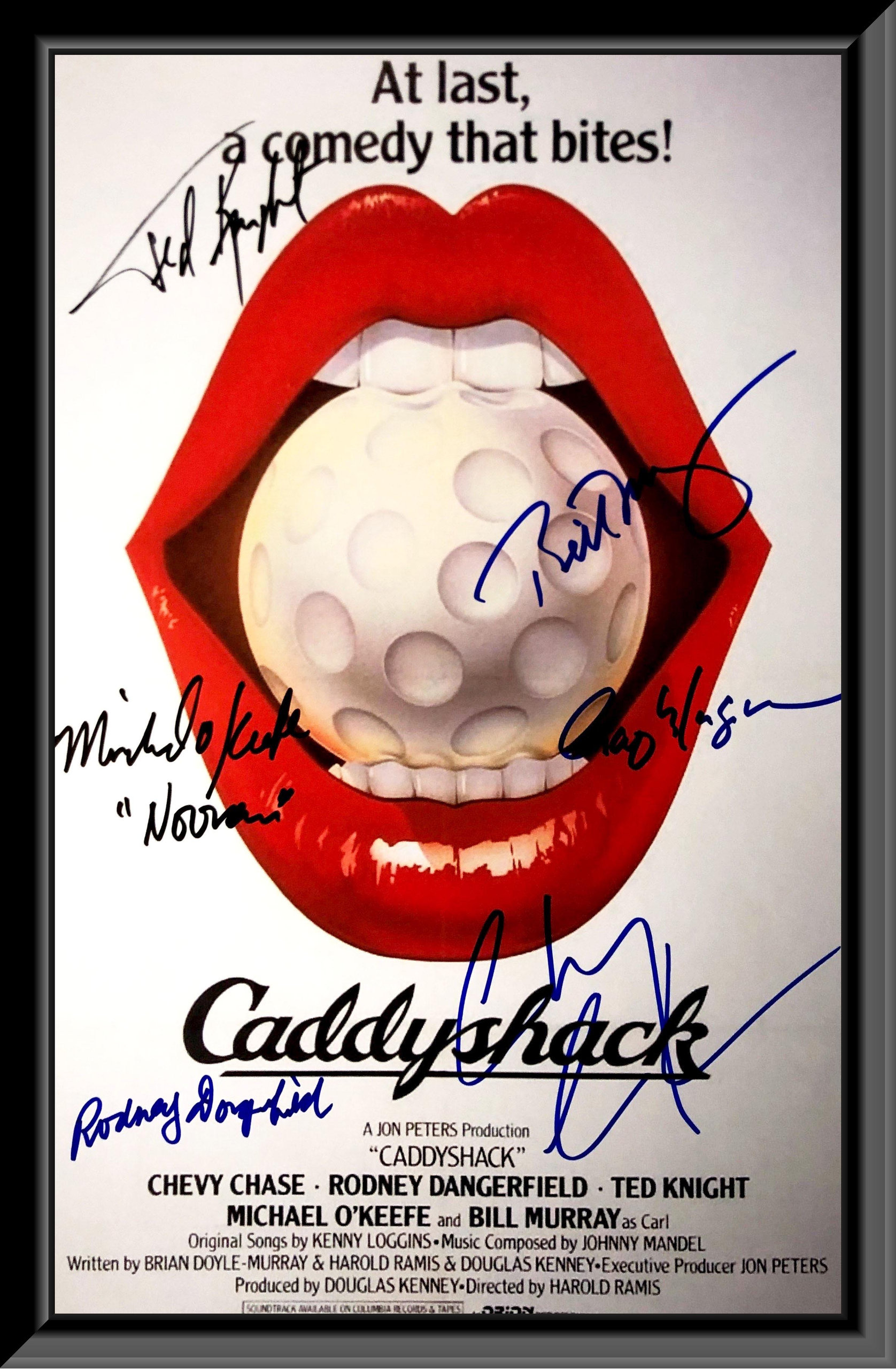 Caddyshack cast signed movie poster, 27x40 inches - Contemporary - Prints And Posters - by Dream ...