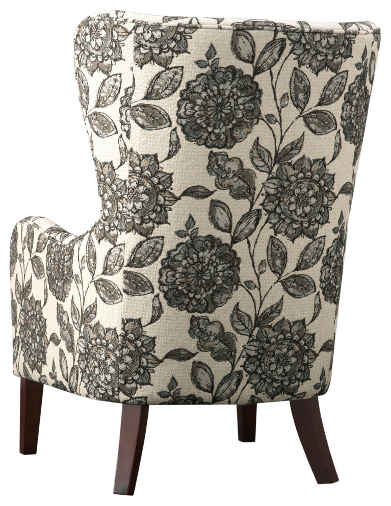 Madison Park Arianna Swoop Wing Chair - Contemporary - Armchairs And ...
