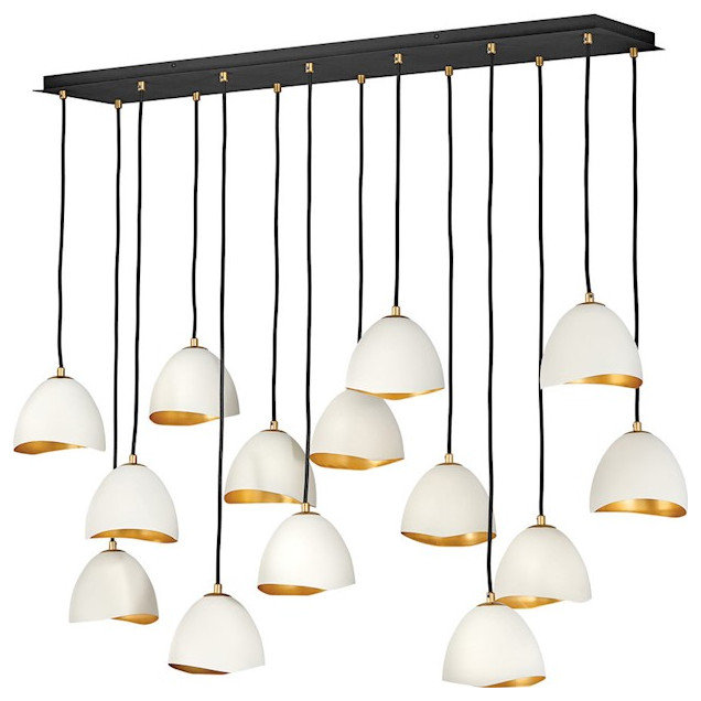 Hinkley Lighting Nula 14 Light Interior Hanging, Shell White 35909SHW ...
