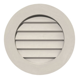 Round Gable Vent, 16"W x 16"H - Transitional - Registers Grilles And ...