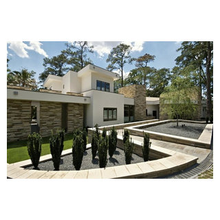 Soft Contemporary Home - Contemporary - House Exterior - Houston - by ...