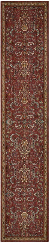 Nourison Nourison 2020 Brick Area Rug, 2'3"x11' - Traditional - Hall ...