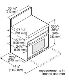 Gas Stove Dimensions