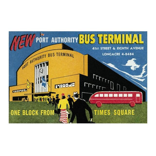 "New Port Authority Bus Terminal" Digital Paper Print by Retrotravel ...