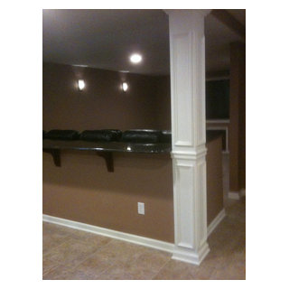 Basement half walls - New York - by Finished Basement NJ | Houzz UK