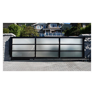 Frosted Glass Gate - Vancouver - by Amazing Gates | Houzz