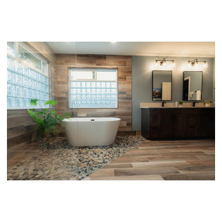 Bothell Nature Oasis - Rustic - Bathroom - Seattle - by Designed Smart ...