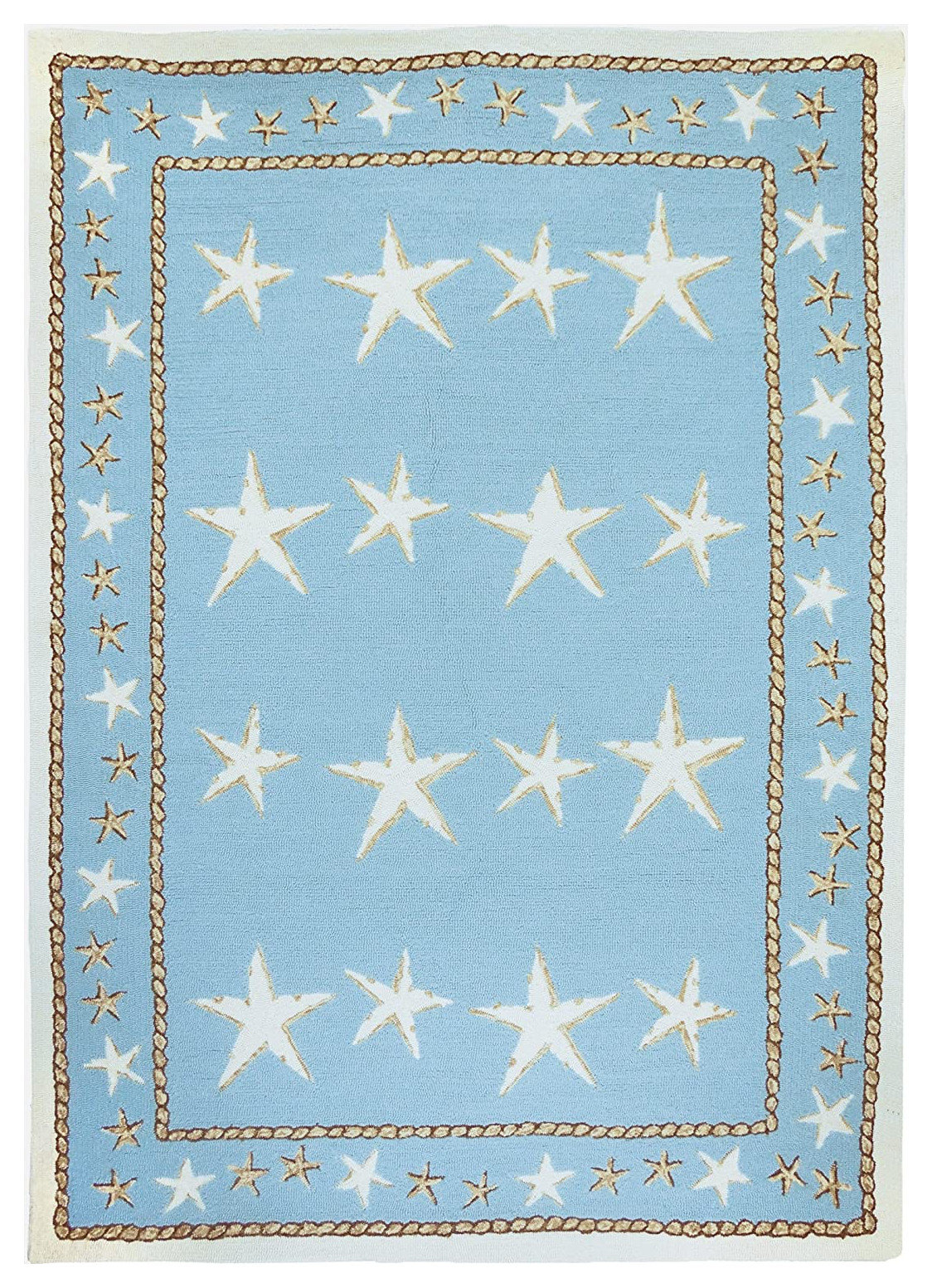 JellyBean Accent Rug Starfish Scatter - Contemporary - Area Rugs - by ...