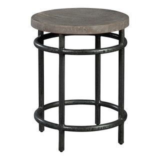 Barton Round Pub Stool - Industrial - Bar Stools And Counter Stools ...