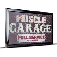 Muscle Garage Full Service LED Sign - Contemporary - Novelty Lighting ...