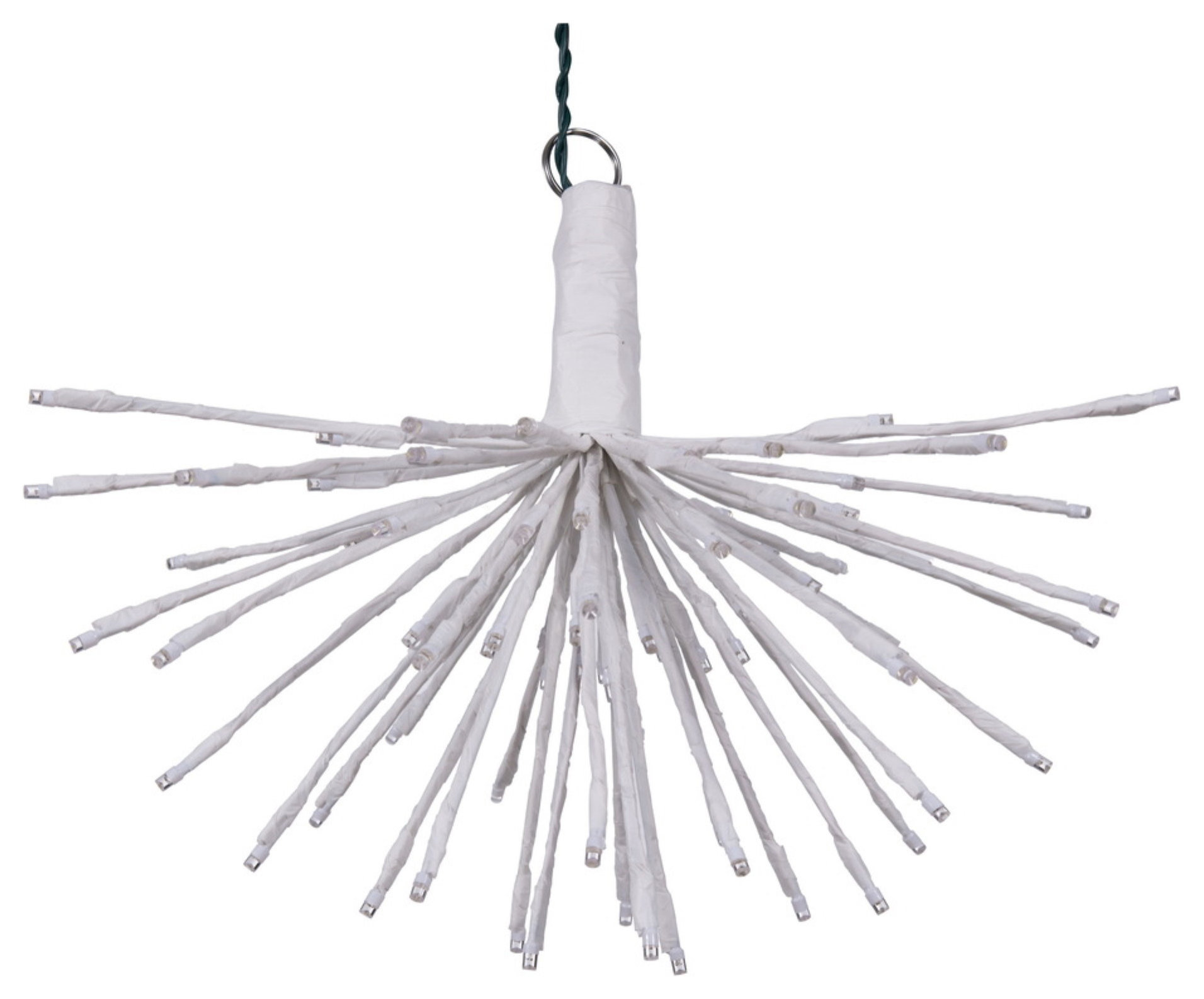 80Ltx16" White Starburst Pwtwinkle Led - Contemporary - Holiday ...