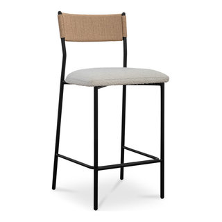 Foley Counter Stool White - Beach Style - Bar Stools And Counter Stools ...