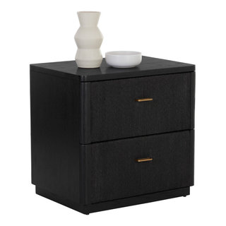 Etienne Nightstand, Black - Beach Style - Nightstands And Bedside ...