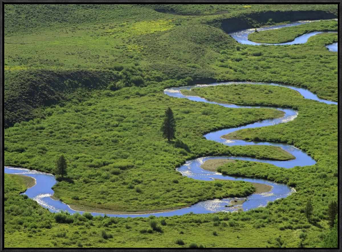 "East river meandering near Crested Butte, Colorado" by Tim Fitzharris ...