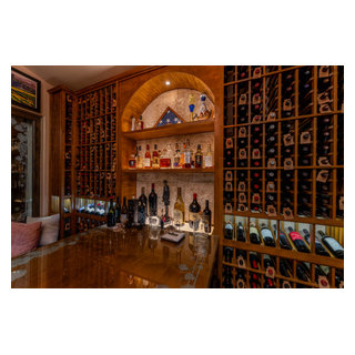 Custom Wine Racks with Arch Display - Orange County - by Custom Wine ...