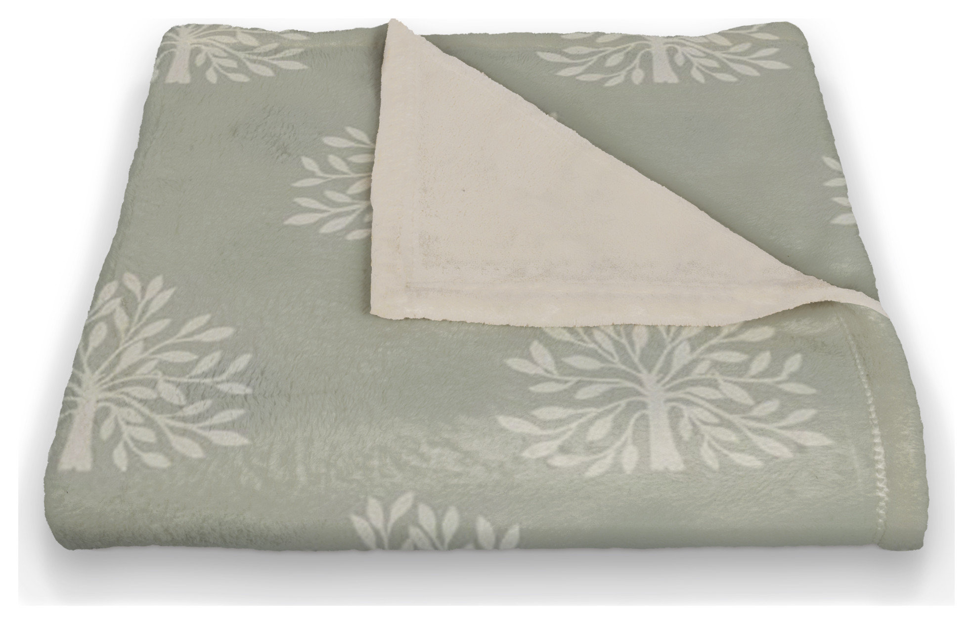 Blooming Bush Sage 50 x 60 Coral Fleece Blanket, 50 x 60 - Contemporary ...