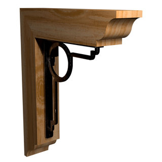 Maria Traditional Ironcrest Bracket Single, 2" Thick, 16"x19 ...