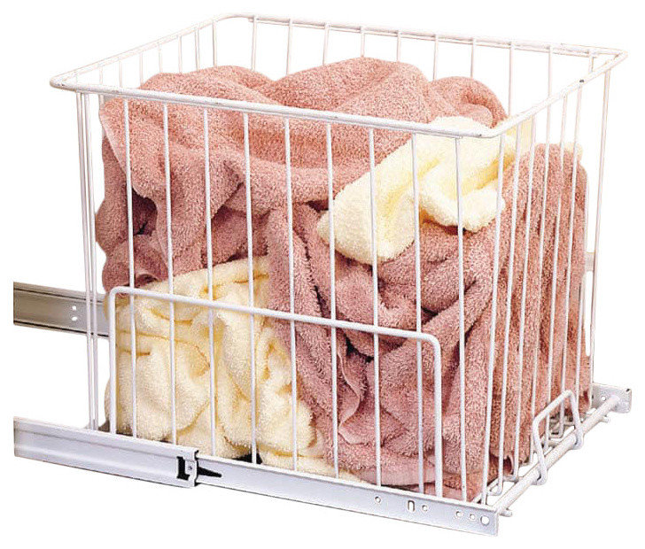 Rev-A-Shelf HRV-1220 S Value Line 18" Steel Wire Pull Out Hamper ...