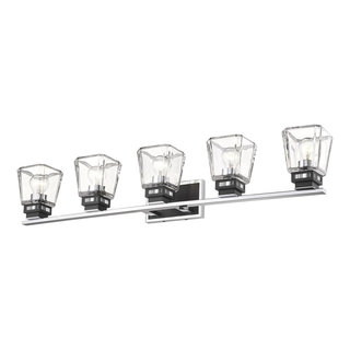Z-Lite 474-5V Jackson 5 Light 42"W Bathroom Vanity Light - Transitional ...