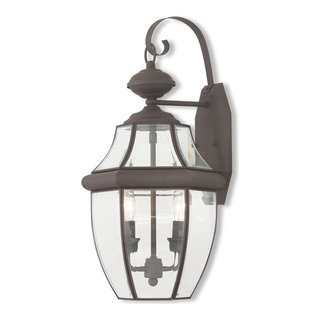 Livex Lighting 2 Light Bronze Outdoor Wall Lantern - 20284-07 - Traditional - Outdoor Wall ...