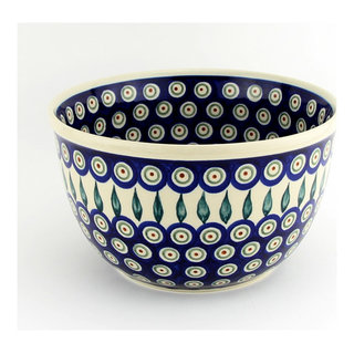 Polish Pottery 2-Quart Mixing Bowl – Handmade Stoneware by Zaklady ...