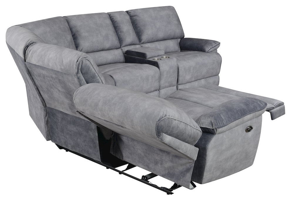 Simone Power Reclining Sectional - Transitional - Sectional Sofas - by ...