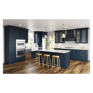 Midnight Blue Kitchen Cabinets - Modern - Kitchen - by Home360 Supply ...