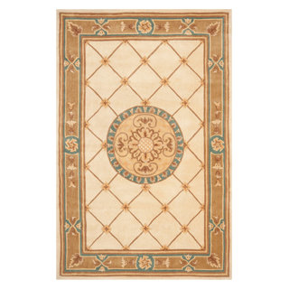 Safavieh Naples NA523B Brown/Ivory Rug, 2'x3' - Traditional - Area Rugs ...