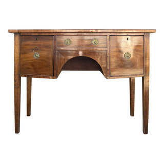 Vintage Western Natural Wood Brandy Board Sideboard Console Table ...