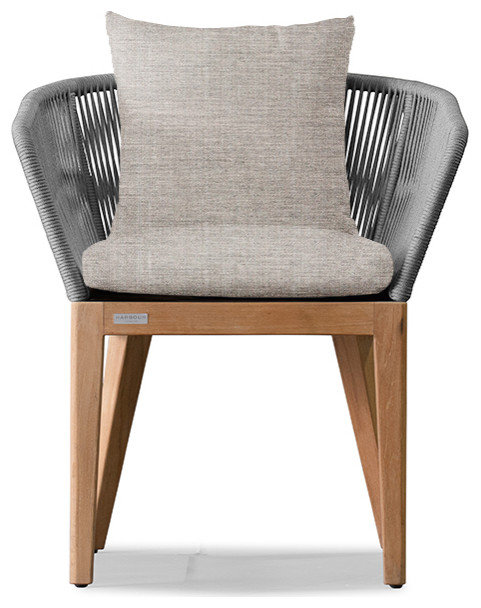 Harbour 1976 Avalon Dining Chair In Teak Natural - Transitional ...