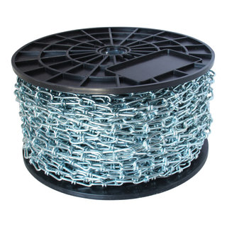 RCH Hardware Steel Double Loop Basket Chain, 2 Sizes, 164 Reel, U32 ...