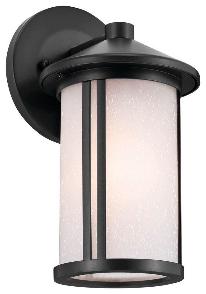 1 Light Outdoor Small Wall Mount In Industrial Style-10.5 Inches Tall ...