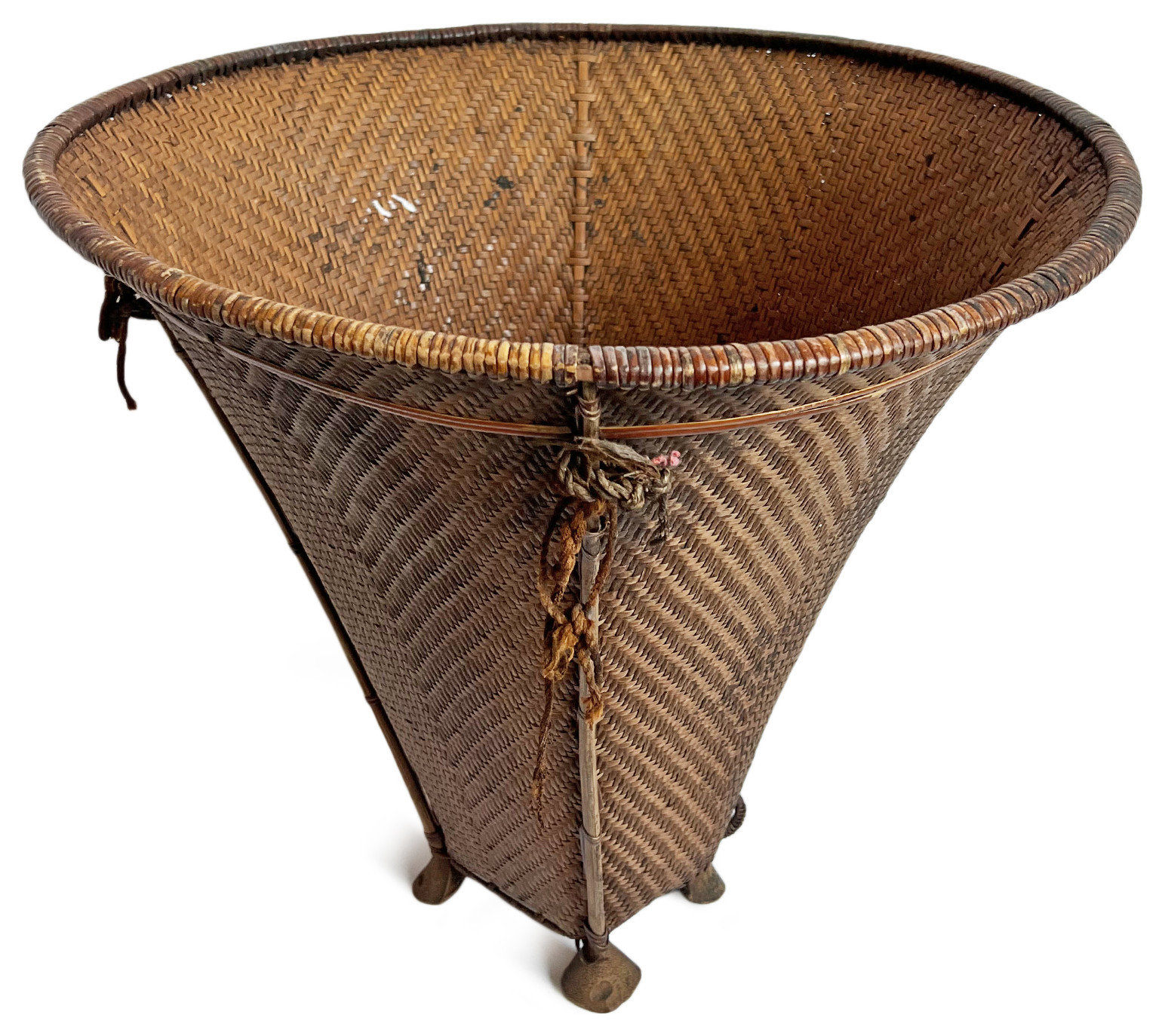 Consigned Old Nepal Village Basket 1 - Tropical - Baskets - by Design ...
