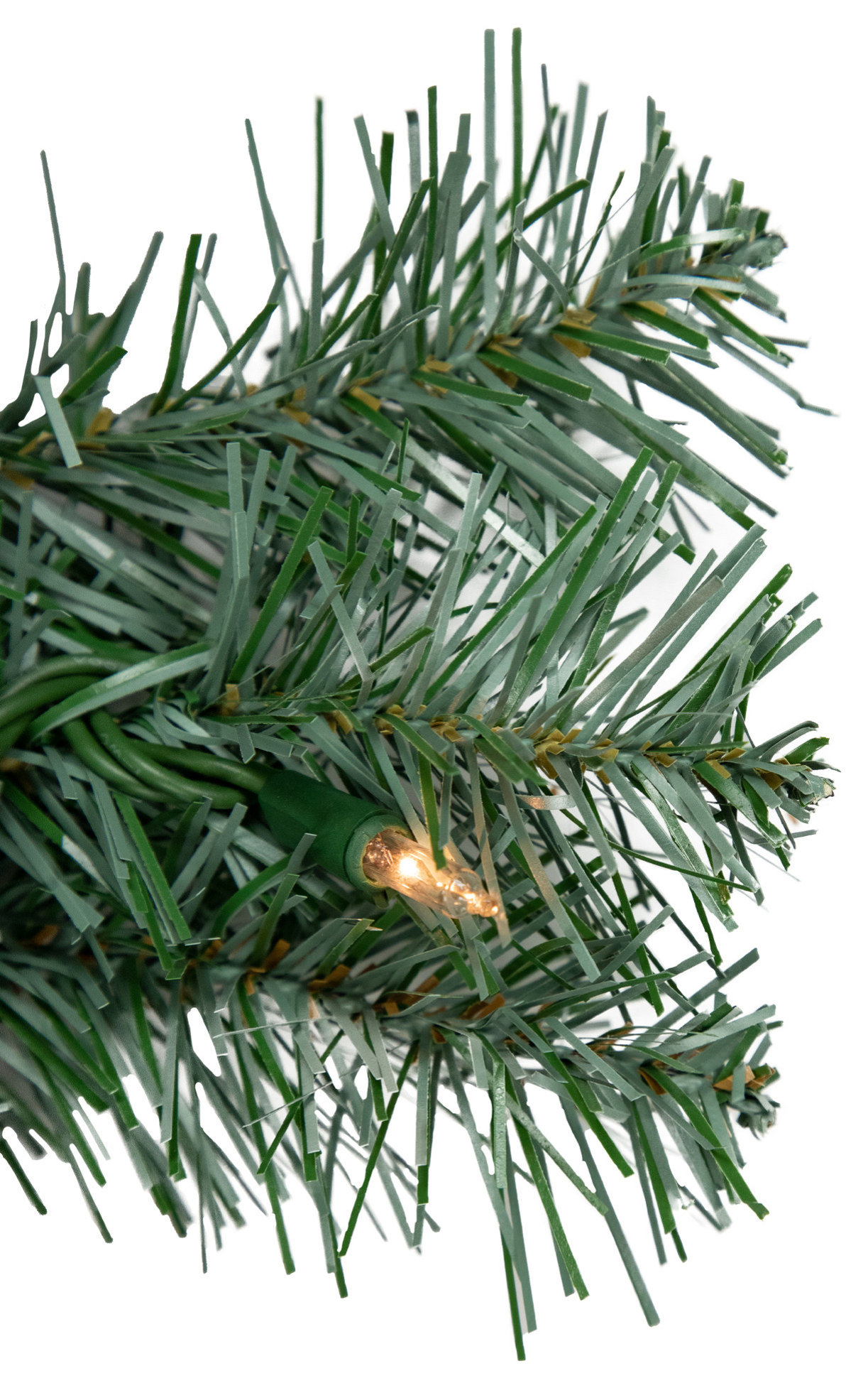 9' x 12" Pre-Lit Colorado Blue Spruce Artificial Christmas Garland ...