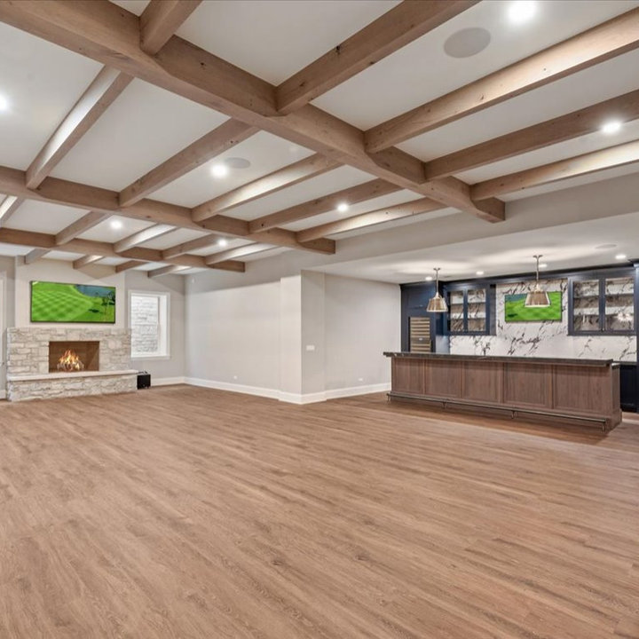 75 Exposed Beam Basement Ideas You'll Love - April, 2025 | Houzz