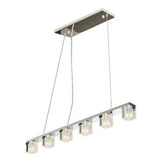 ET2 Lighting Serpentine 1 Light LED Pendant, Black, E30662-BK - Modern - Kitchen Island Lighting ...