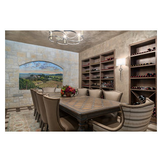 Stunning Hill Country Estate - Mediterranean - Wine Cellar - Austin ...