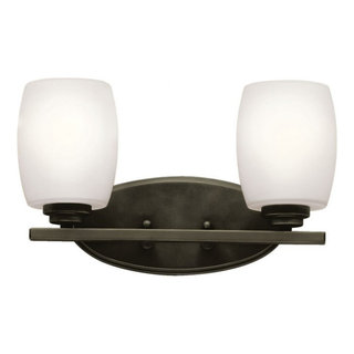 2 Light Vanity Light Approved for Damp Locations - Contemporary ...