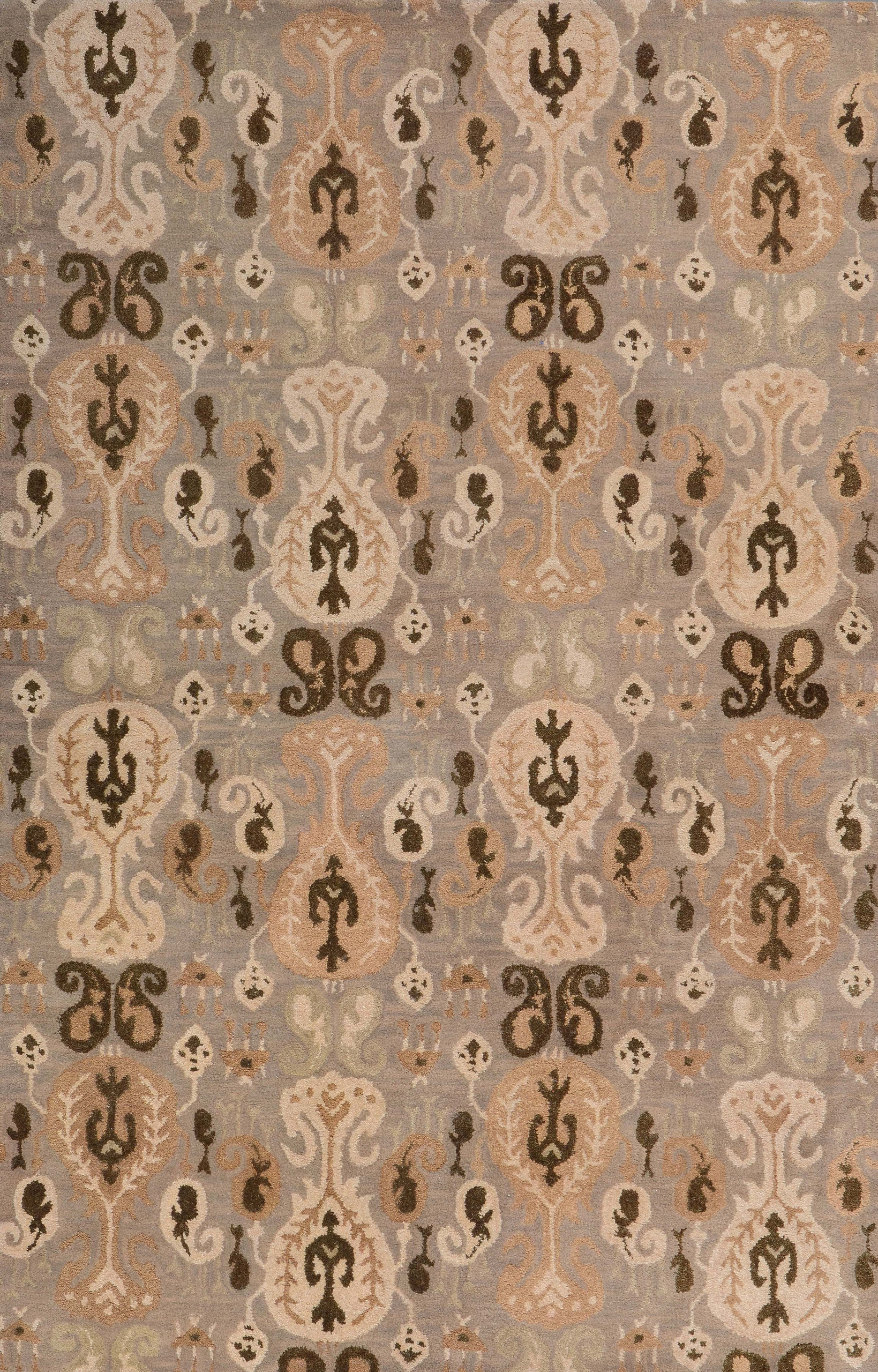 Bali Beige Rug Handtufted With New Zealand Wool, 1.6 X 1.6 ...