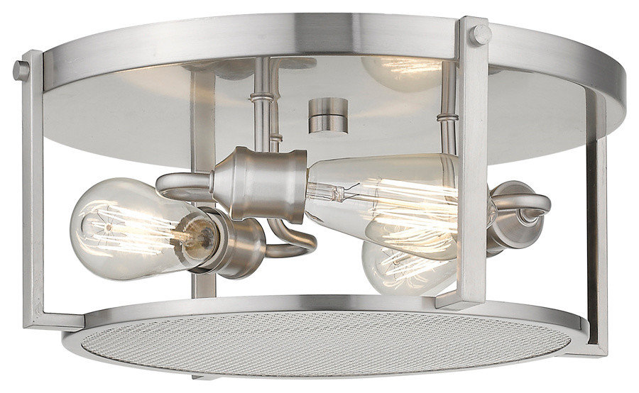 Halycon 3-Light Flush Mount - Transitional - Flush-mount Ceiling ...