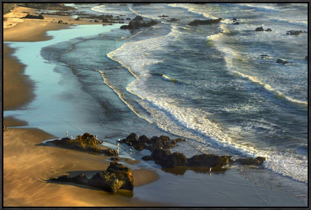 "Incoming waves at Bandon Beach, Oregon" by Tim Fitzharris, 19x13", 36 ...