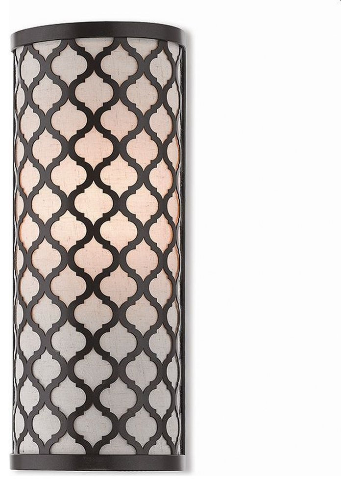 1 Light ADA Wall Sconce in Glam Style - 5.13 Inches wide by 12.88 ...