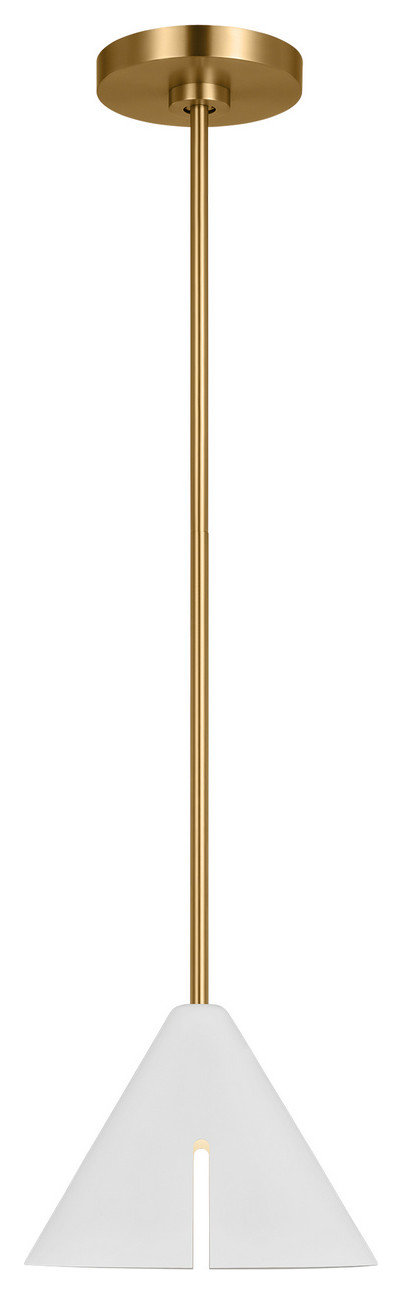 Visual Comfort Studio KP1121MWTBBS-L1 LED Pendant, Cambre ...