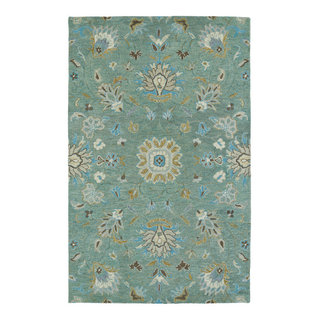 Kaleen Helena Collection Dark Mint Area Rug 5'x7'9" - Area Rugs - by ...