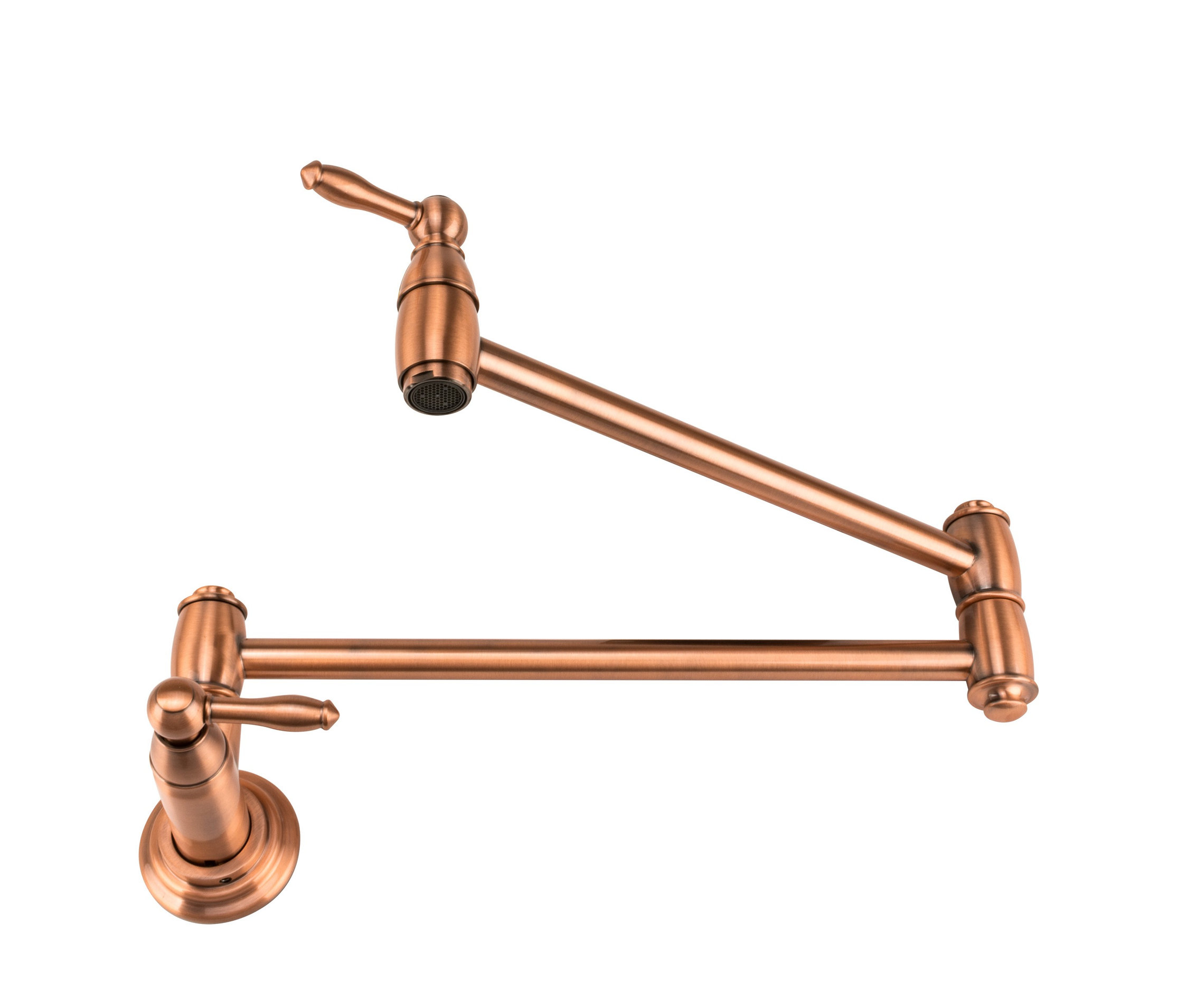 Traditional Wall-Mount Pot Filler in Antique Copper - Traditional - Pot ...